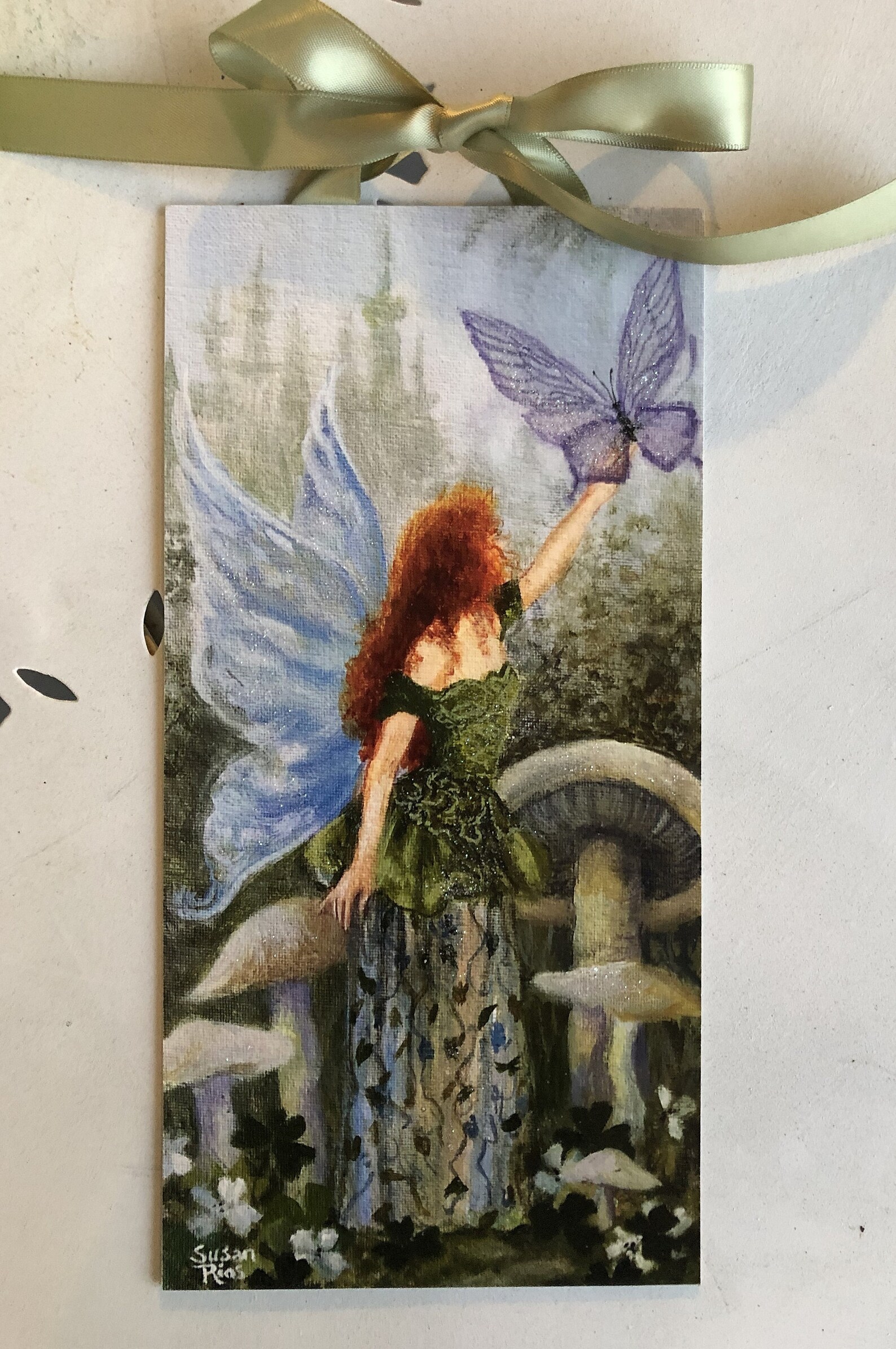 Shamrock Faerie Art Print Fairy Art Faerie Art St. - Etsy