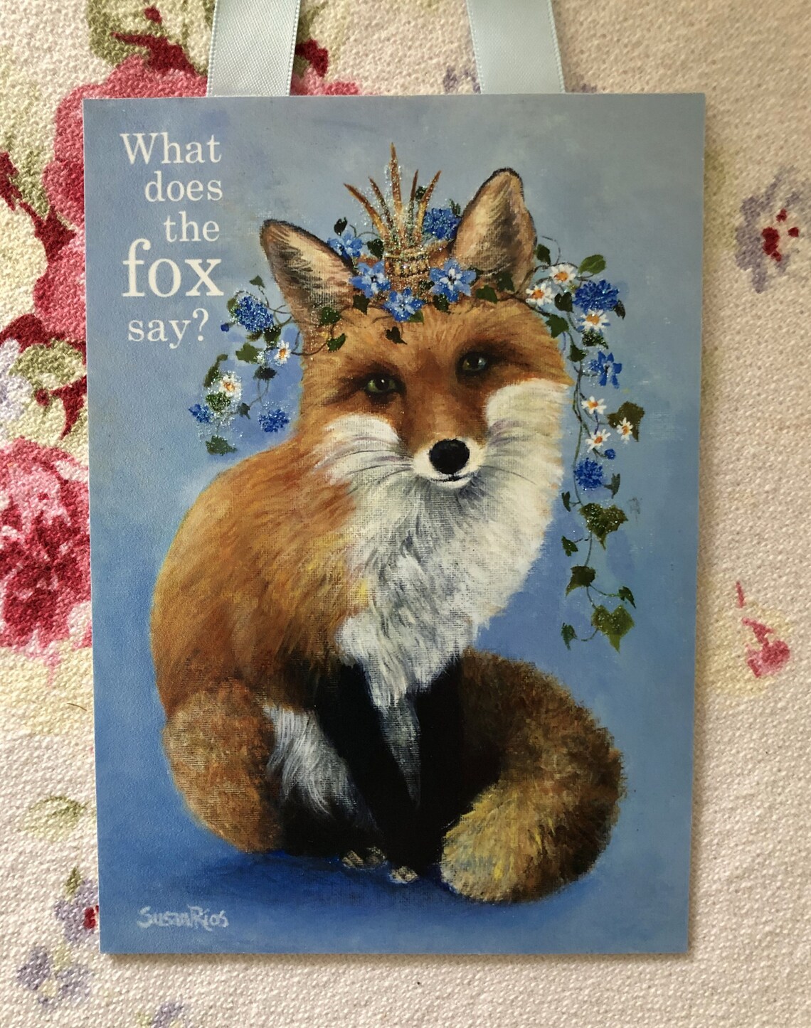 Little Fox Art Print Fox Queen Red Fox Fox Art Fox Decor - Etsy