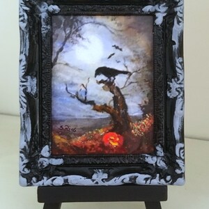 The Raven's Night Print by Susan Rios, Halloween Art, Halloween ...