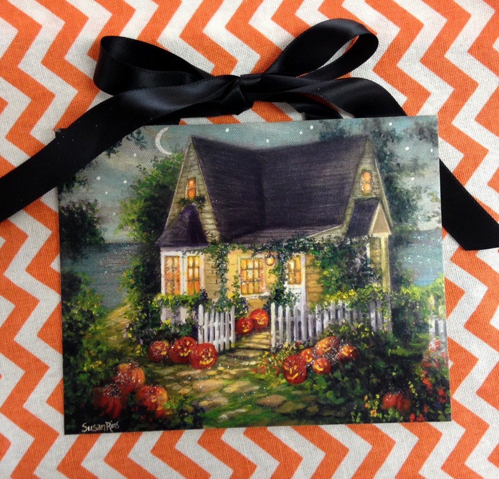 All Hallow's Eve Art Print Halloween Print Halloween - Etsy