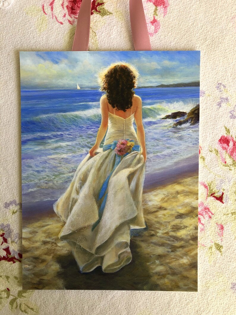 Woman by the Sea Art Print by Susan Rios Woman in White - Etsy