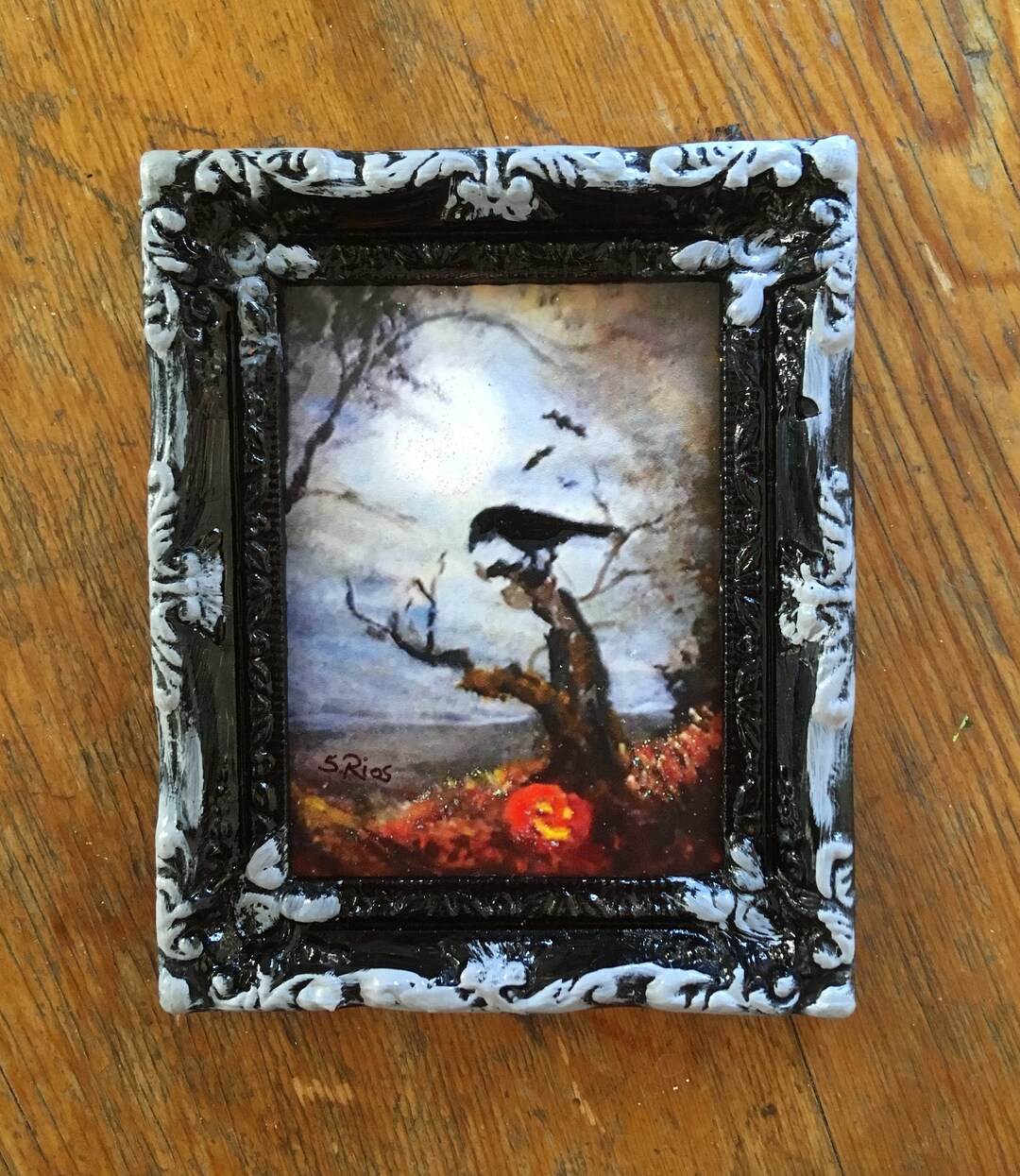 The Raven's Night Print by Susan Rios, Halloween Art, Halloween ...