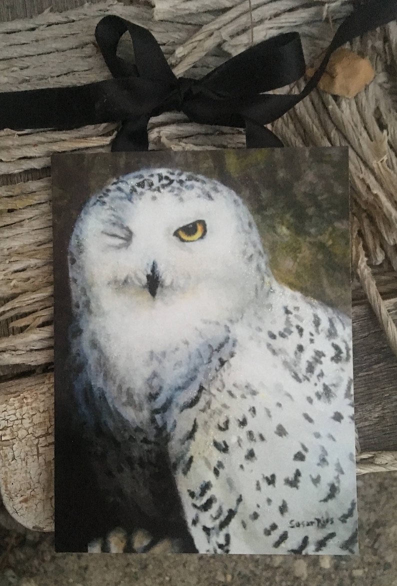 Owl Print Owl Art White Owl Print Snowy Owl Art Hedwig - Etsy