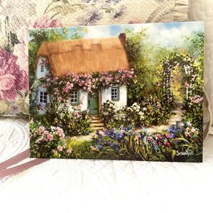 Rose Covered Cottage Art Print by Susan Rios, Floral Cottage and Floral ...