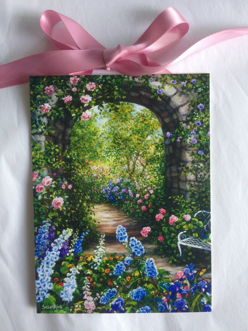 Garden Art Print Garden Decor Home Decor Floral Print | Etsy