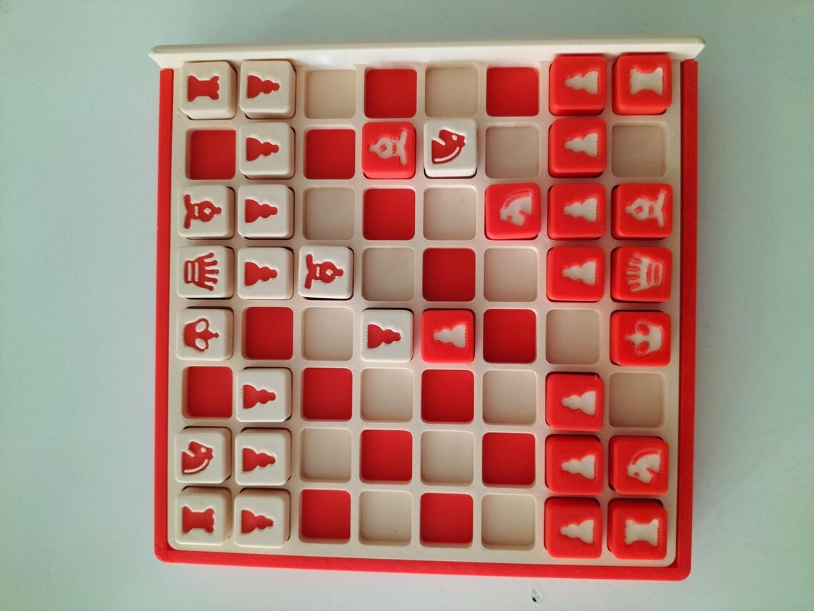 Mini Chess Set - Etsy