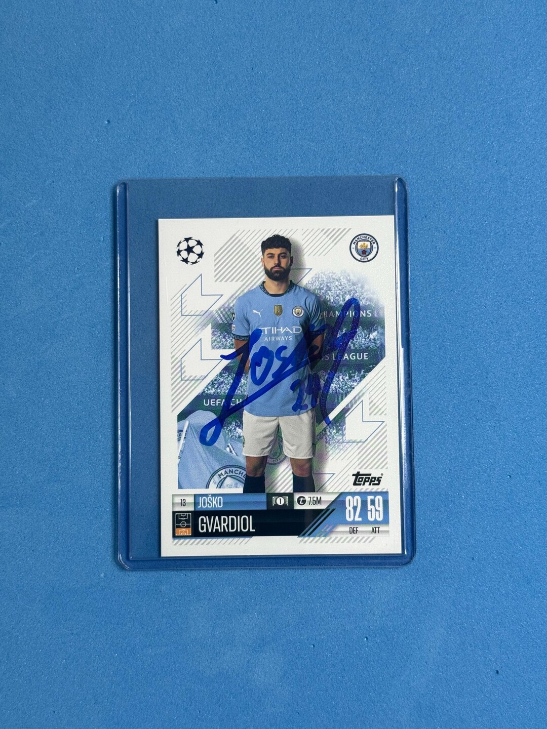 Josko Gvardiol Signed Match Attax Card With COA - Etsy