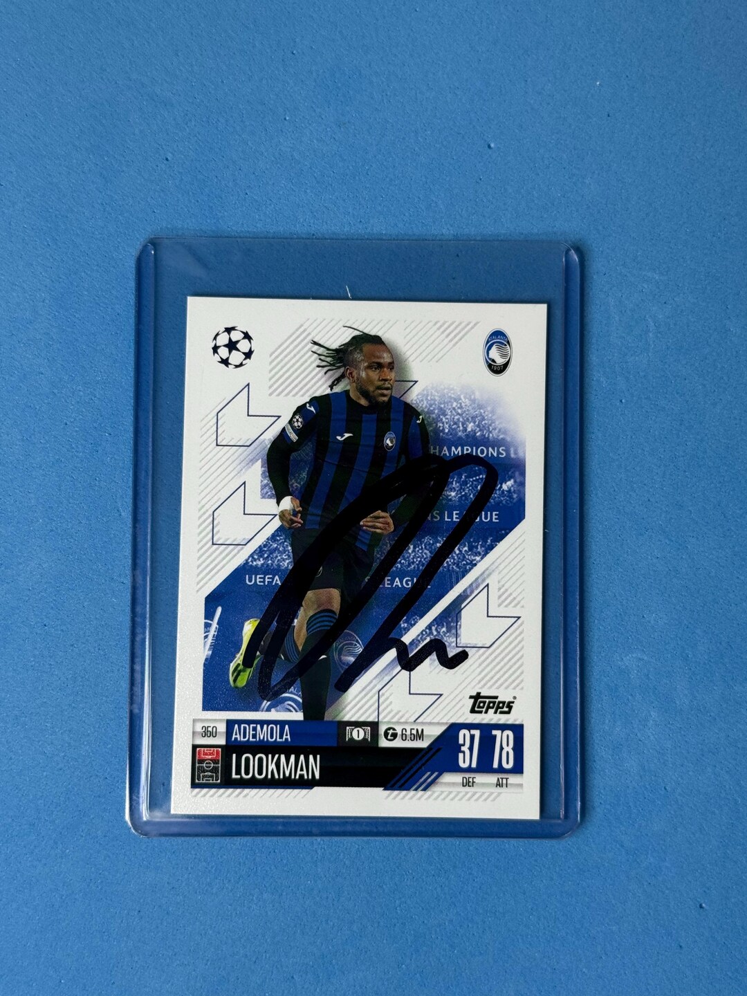 Ademola Lookman Signed Match Attax Card With COA - Etsy