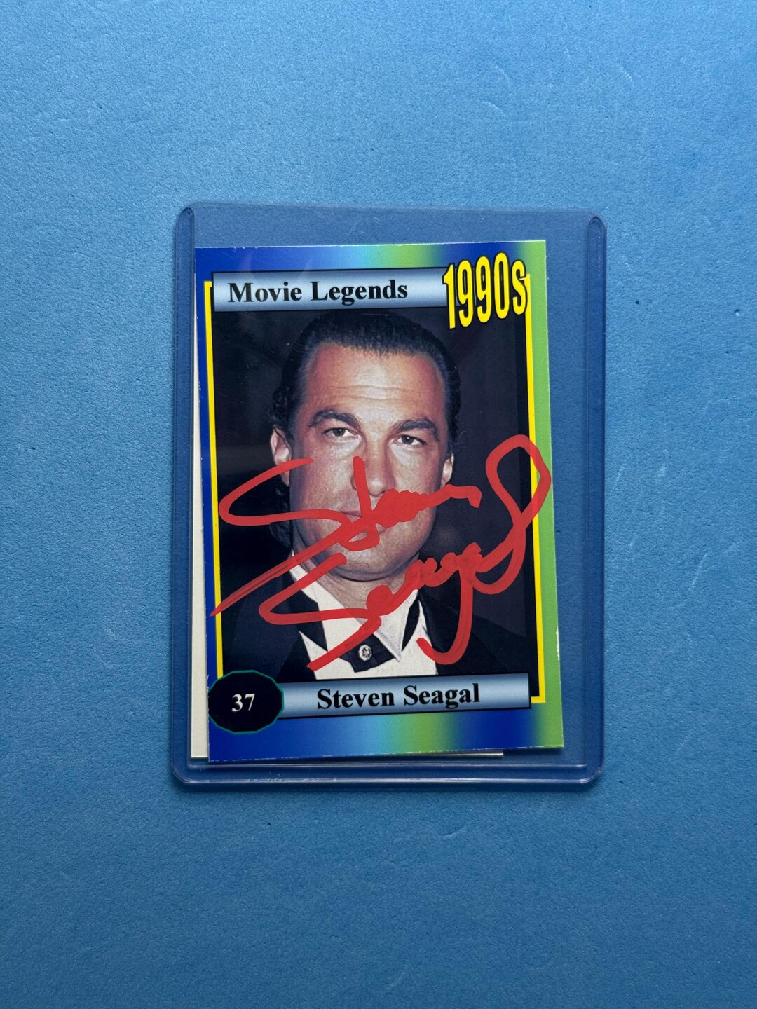 Steven Seagal Signed Collectible 'movie Legends' Trading Card With COA ...