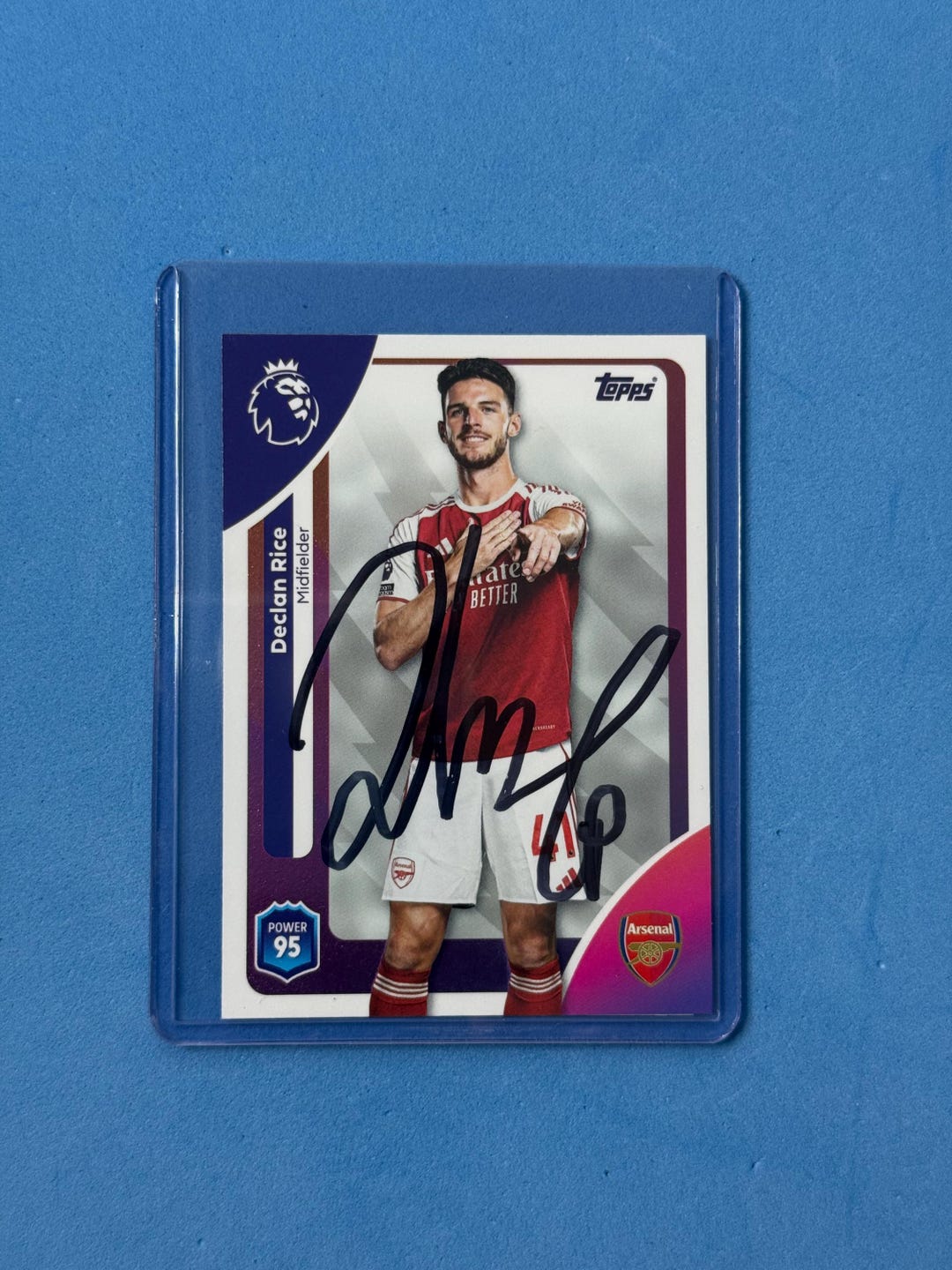Declan Rice Signed Match Attax Card With COA - Etsy