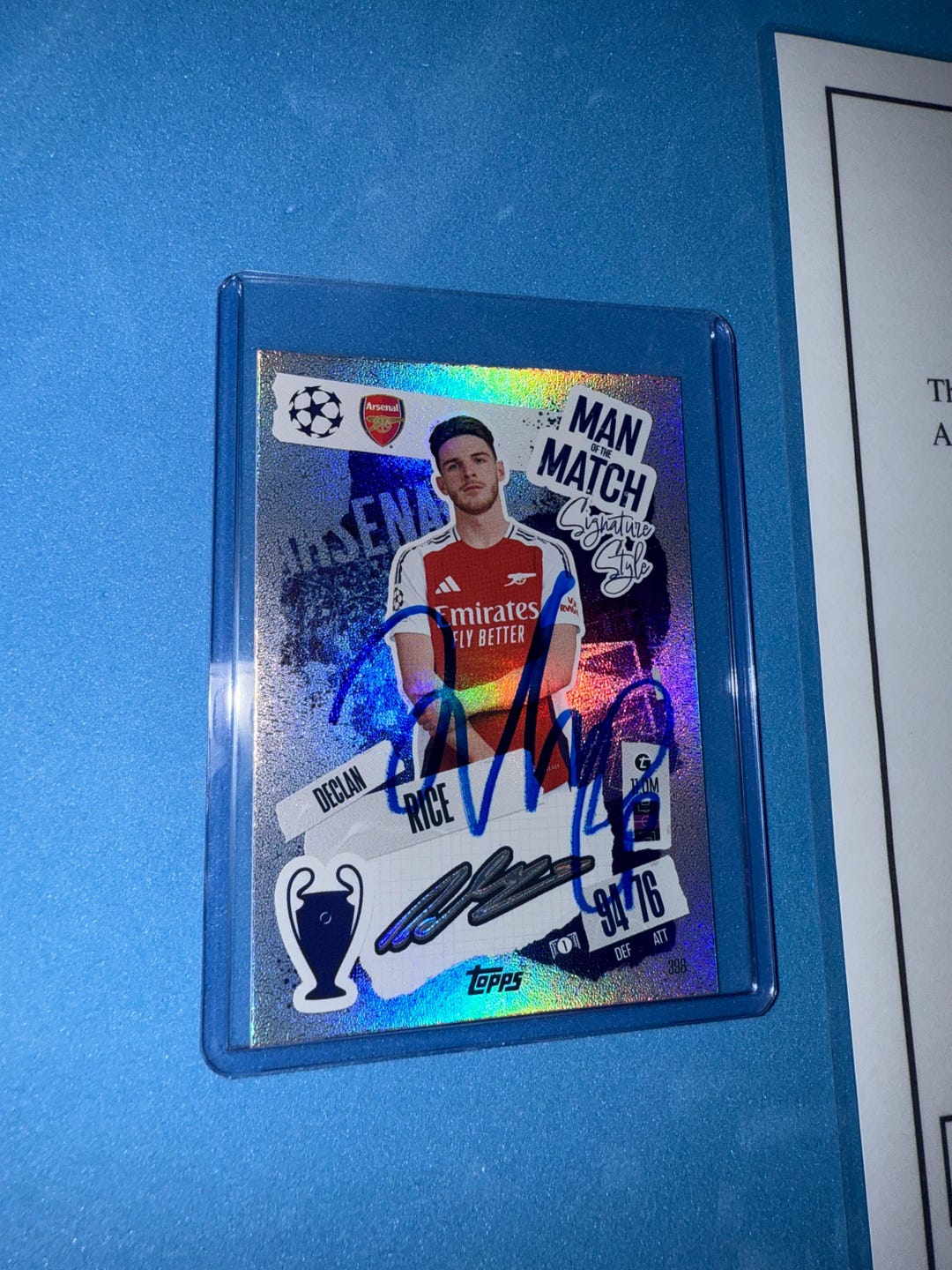 Declan Rice Signed Match Attax Card With COA - Etsy UK