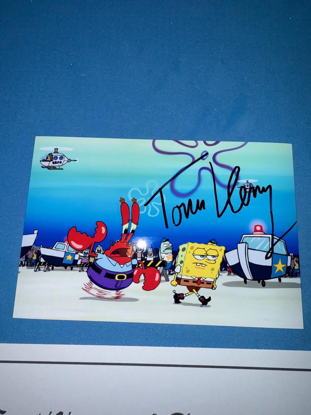 Tom Kenny Signed Spongebob Squarepants Movie Photo With COA - Etsy