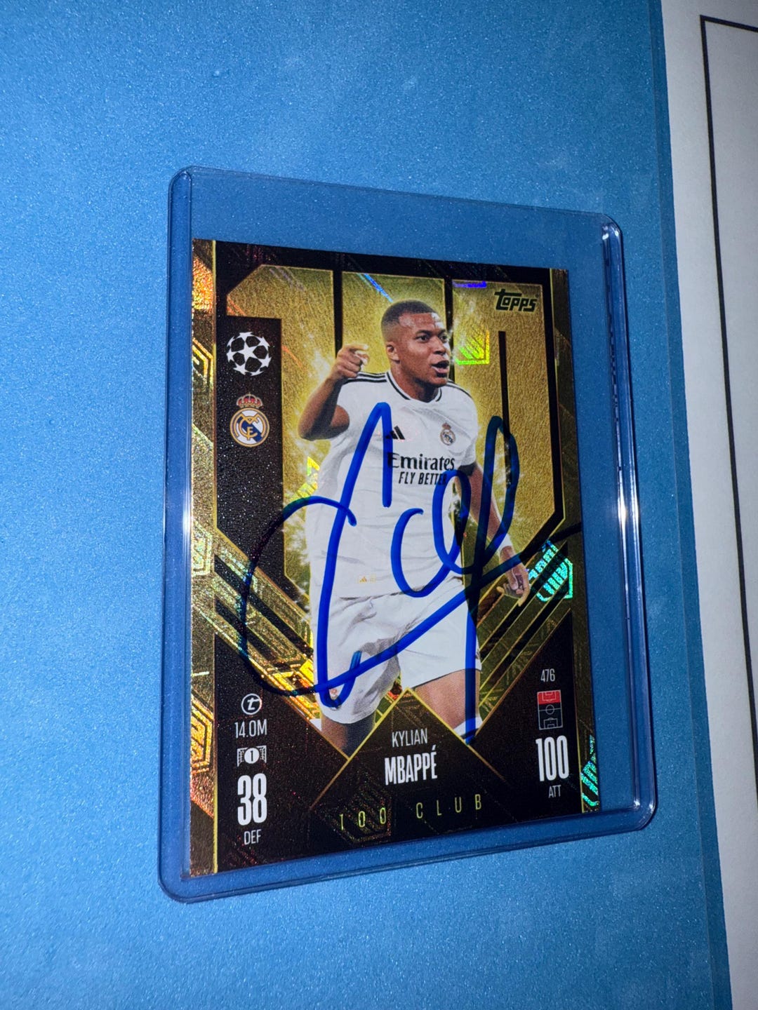 Kylian Mbappé Signed Match Attax Card With COA - Etsy