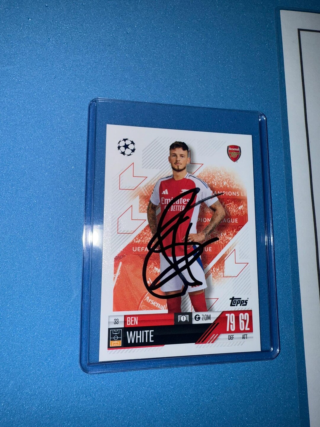 Ben White Signed Match Attax Card With COA - Etsy