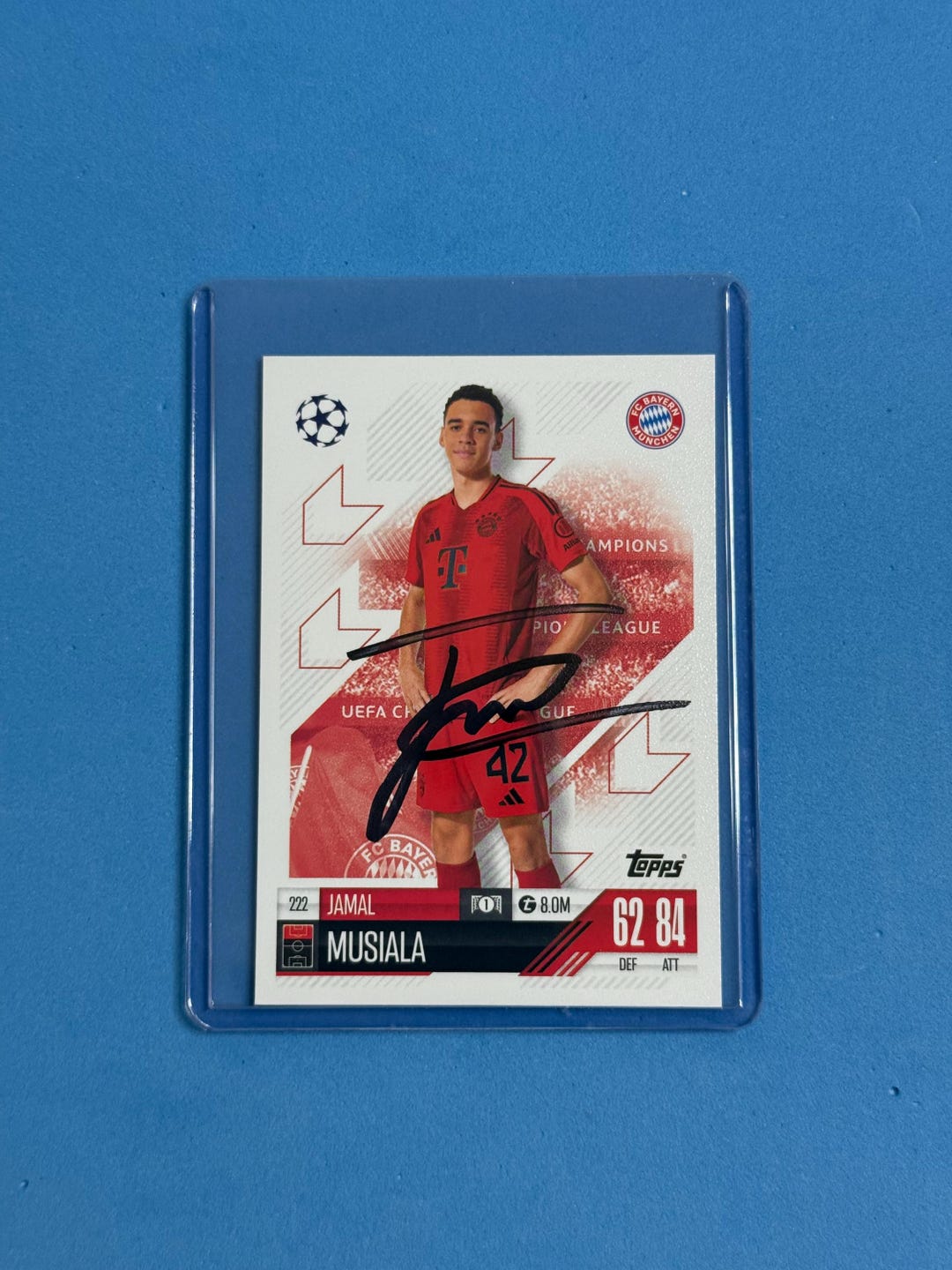 Jamal Musiala Signed Match Attax Card With COA - Etsy