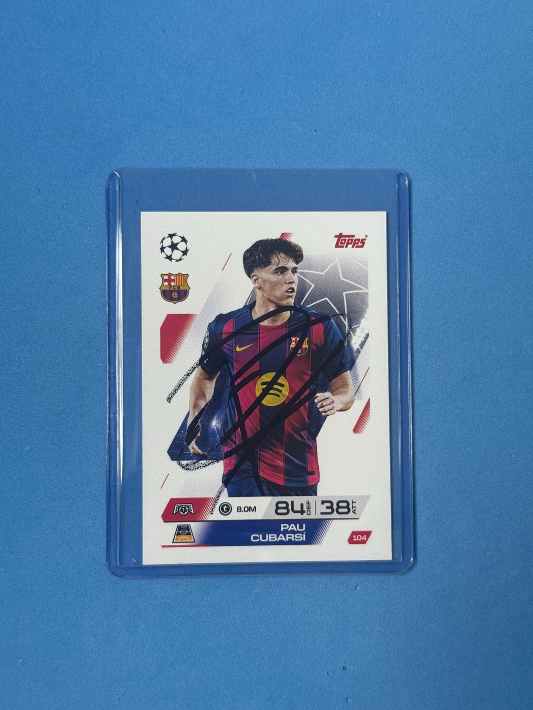Pau Cubarsi Signed Match Attax Card With COA - Etsy