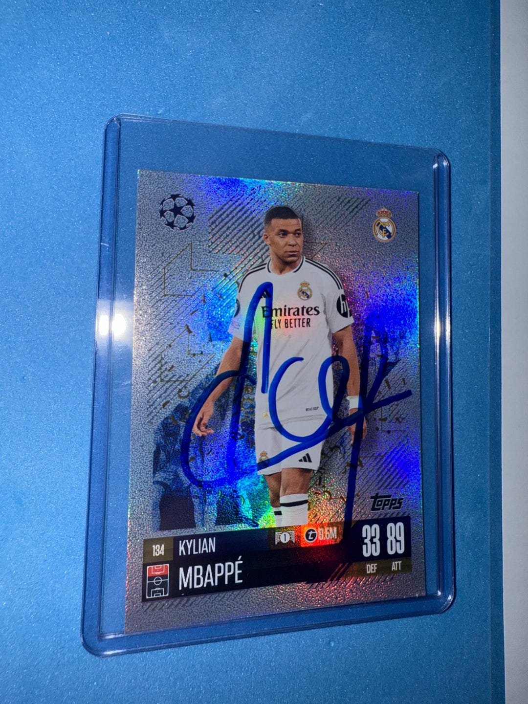 Kylian Mbappé Signed Match Attax Card With COA - Etsy