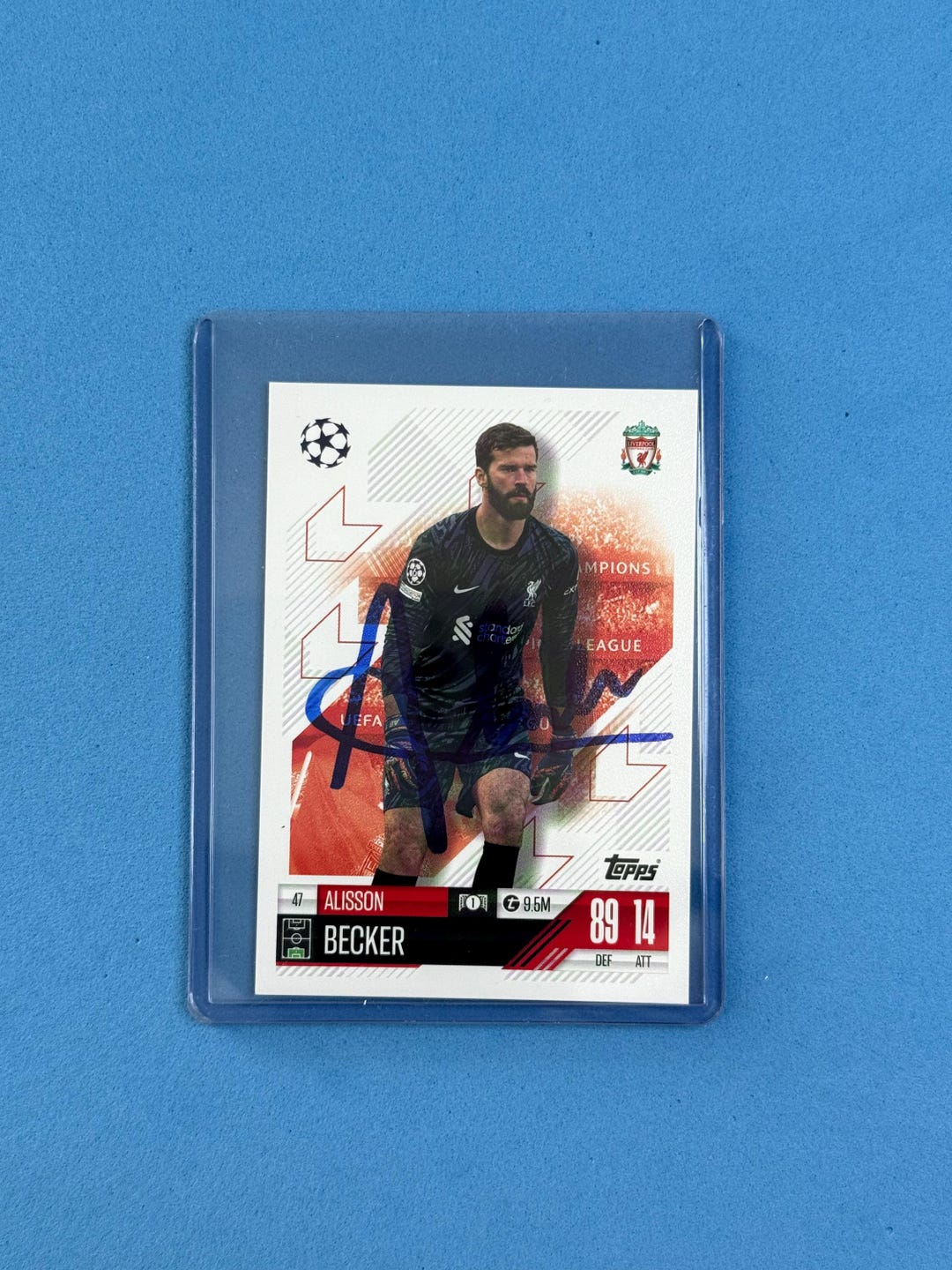 Alisson Becker Signed Match Attax Card With COA - Etsy