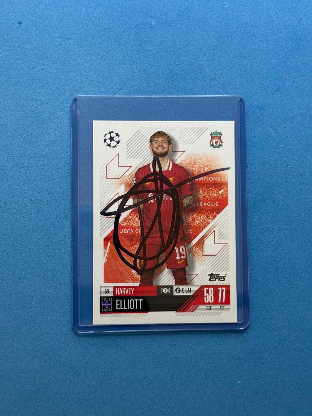 Harvey Elliott Signed Match Attax Card With COA - Etsy