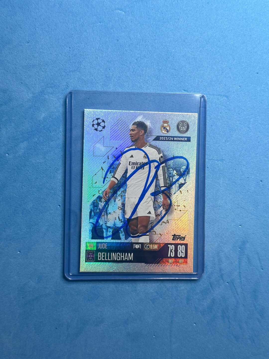Jude Bellingham Signed Match Attax Card With COA - Etsy UK