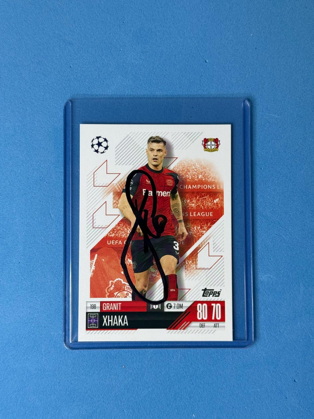 Granit Xhaka Signed Match Attax Card With COA - Etsy