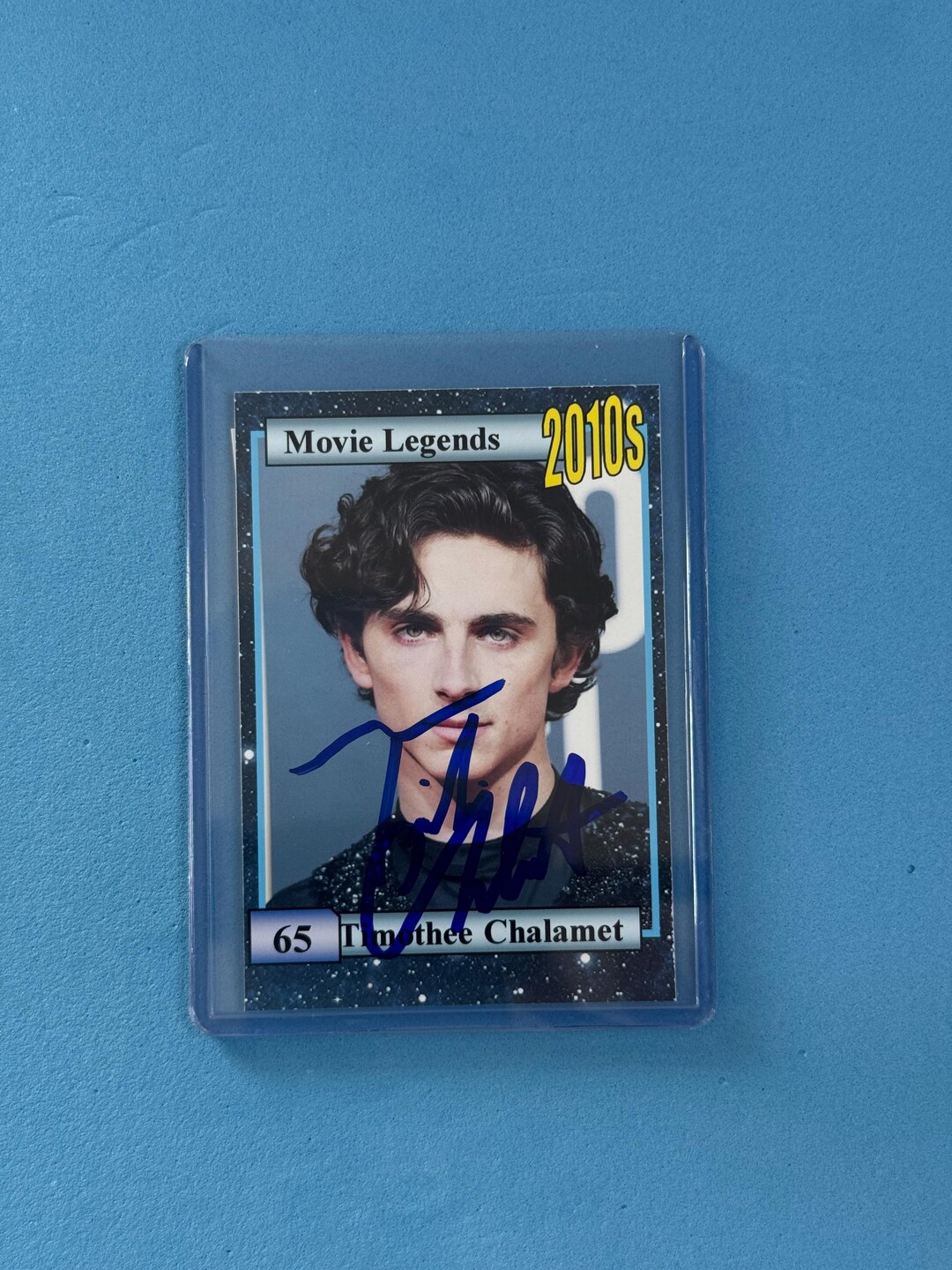 Timothee Chalamet Signed Collectible 'movie Legends' Trading Card With ...