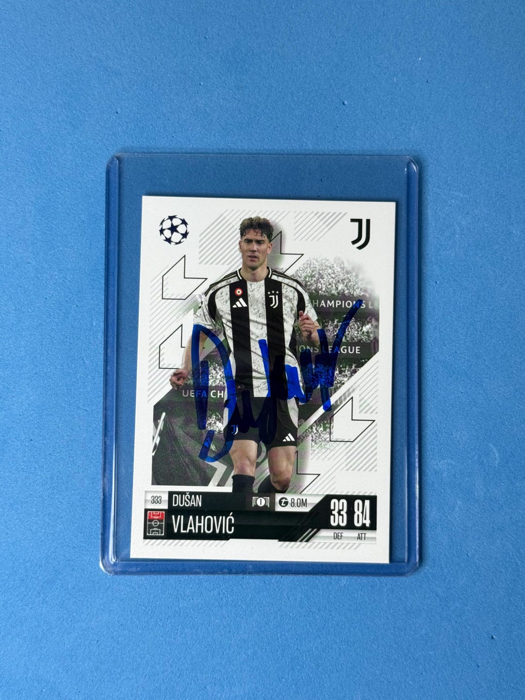 Dusan Vlahovic Signed Match Attax Card With COA - Etsy