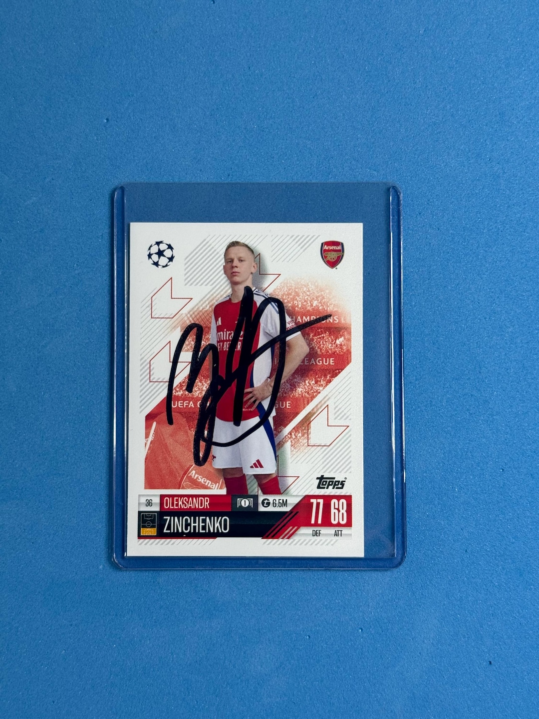 Oleksandr Zinchenko Signed Match Attax Card With COA - Etsy