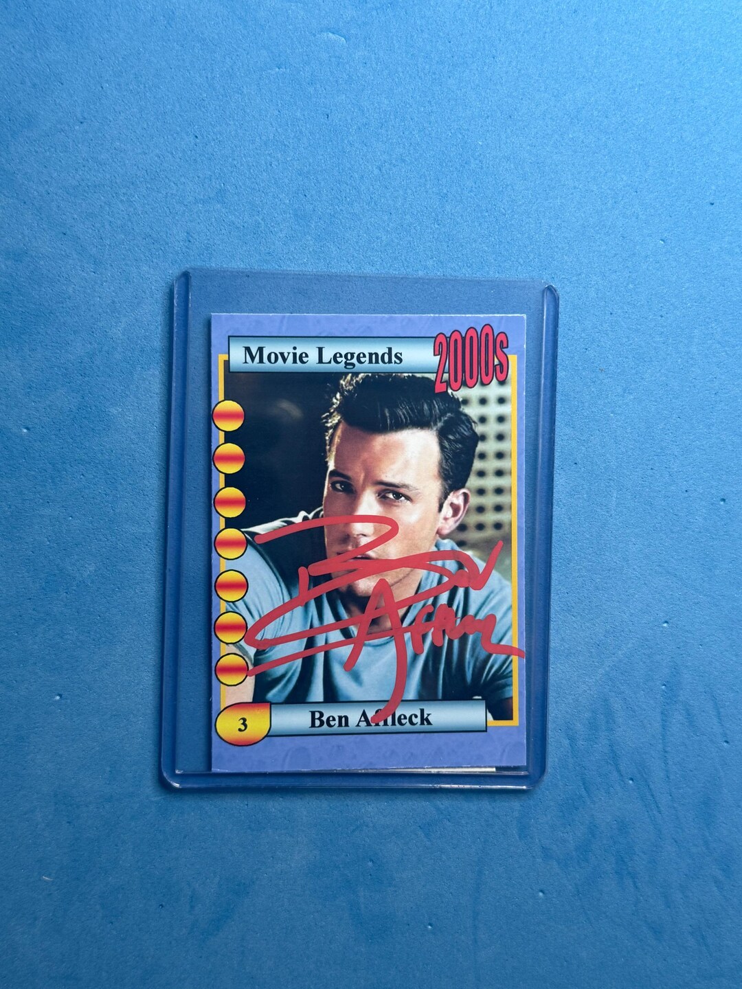 Ben Affleck Signed Collectible 'movie Legends' Trading Card With COA - Etsy