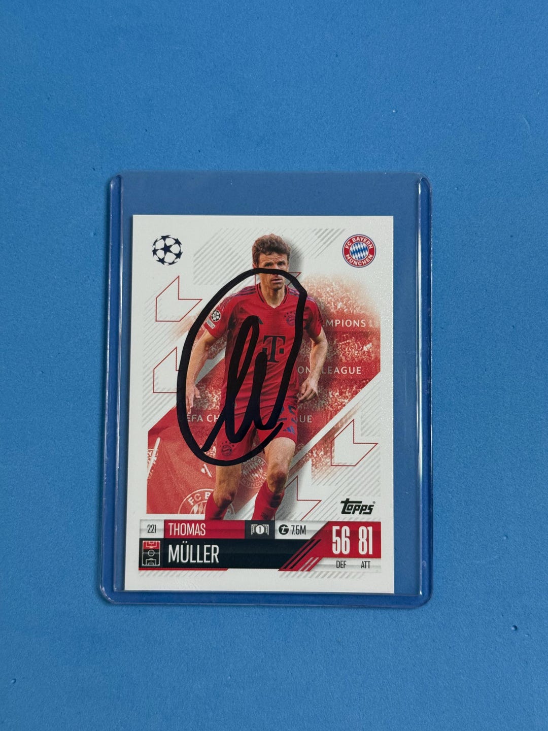 Thomas Muller Signed Match Attax Card With COA - Etsy