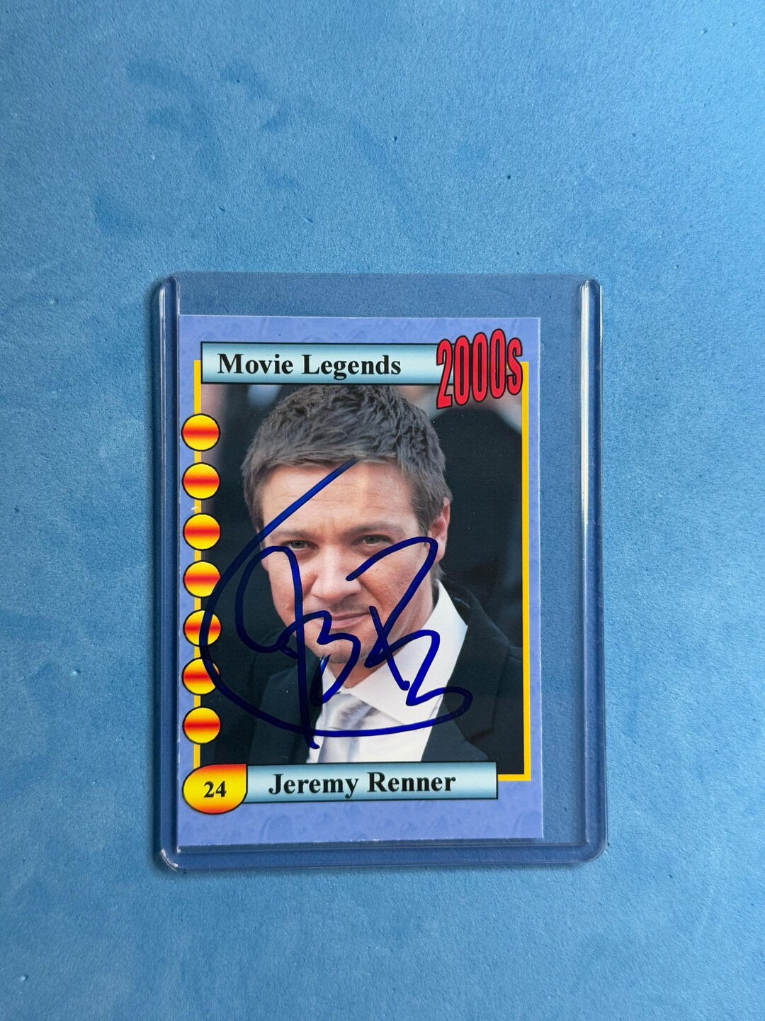 Jeremy Renner Signed Collectible 'movie Legends' Trading Card With COA ...