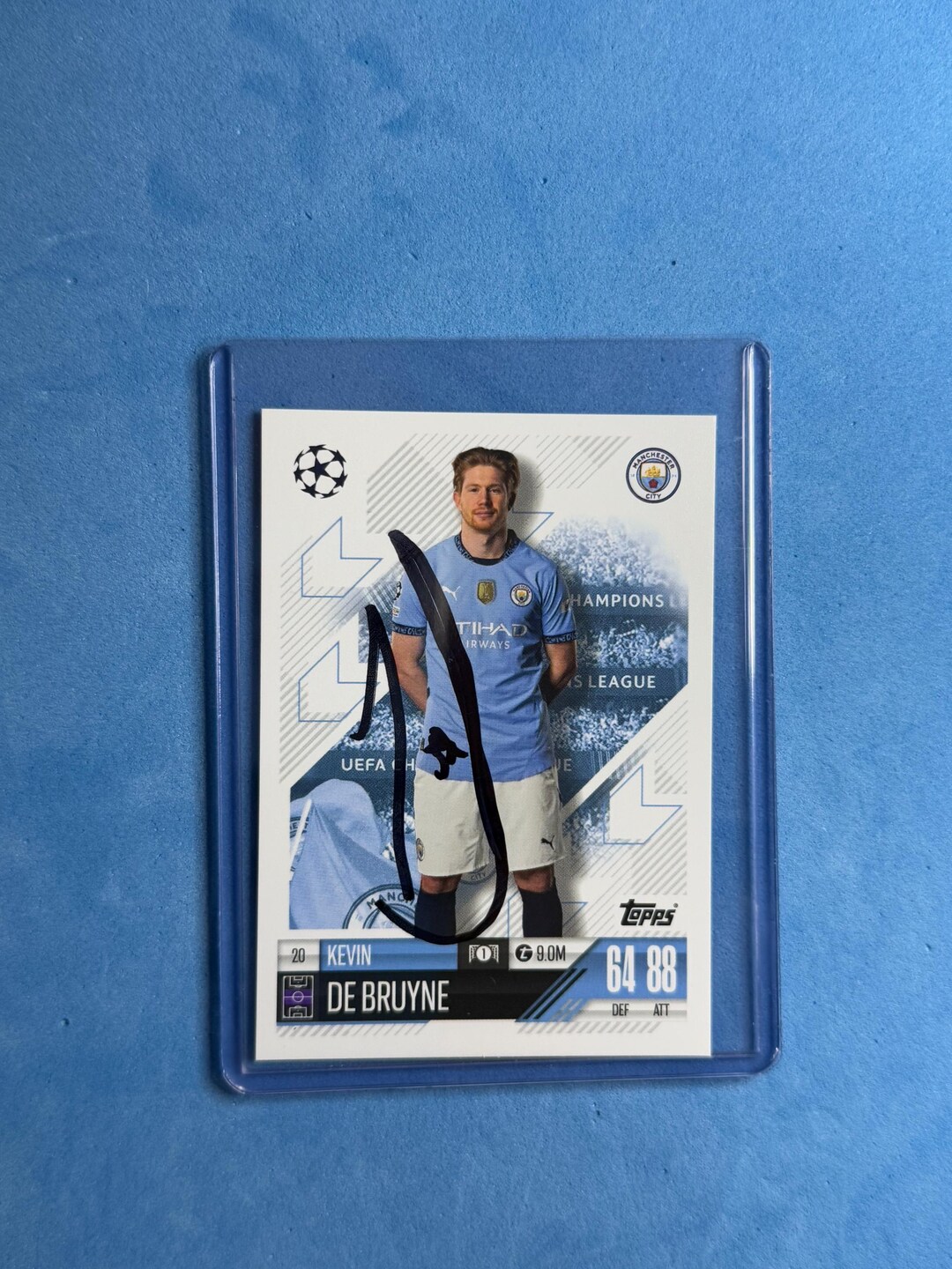 Kevin De Bruyne Signed Match Attax Card With COA - Etsy