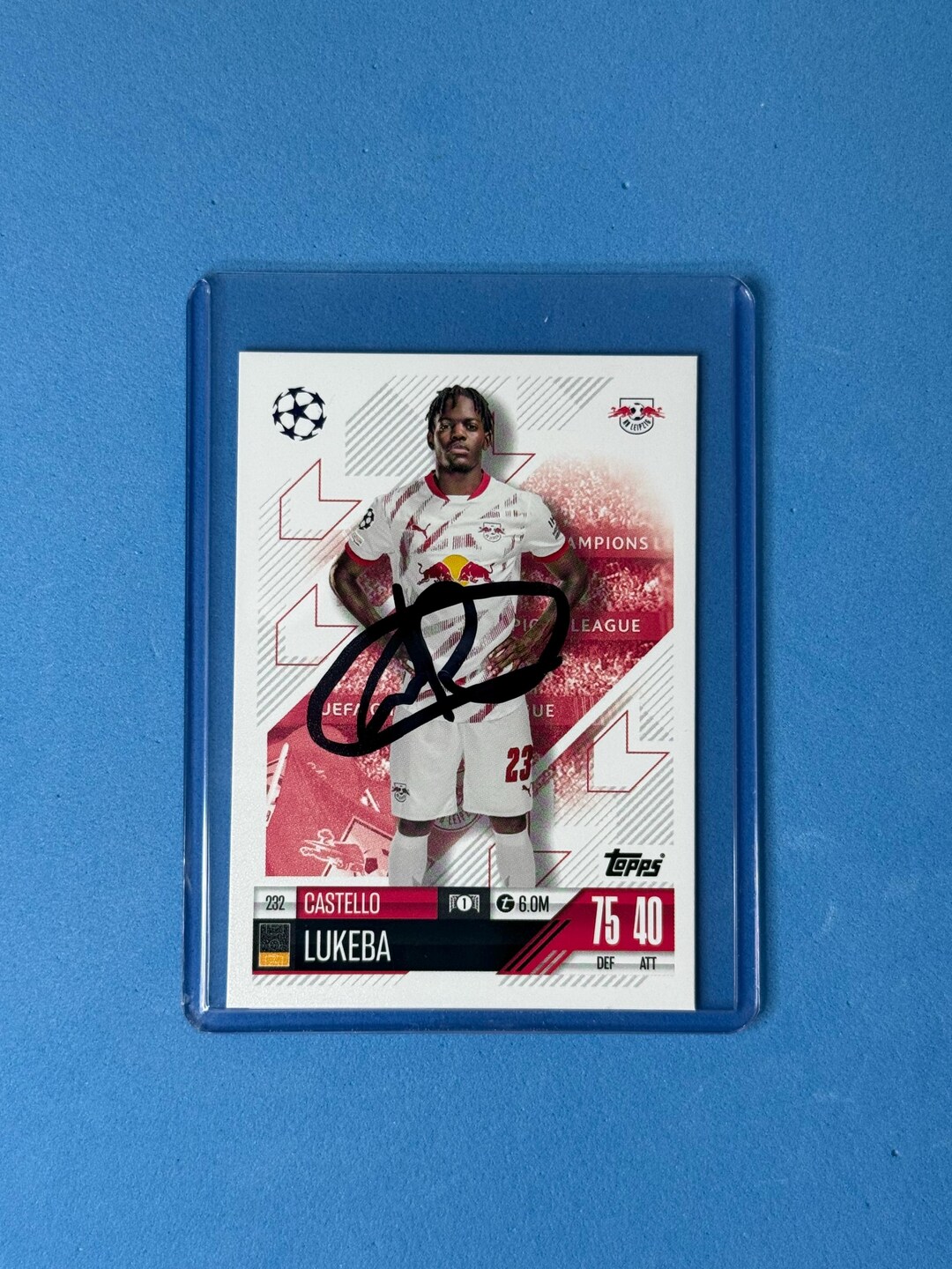 Catello Lukeba Signed Match Attax Card With COA - Etsy