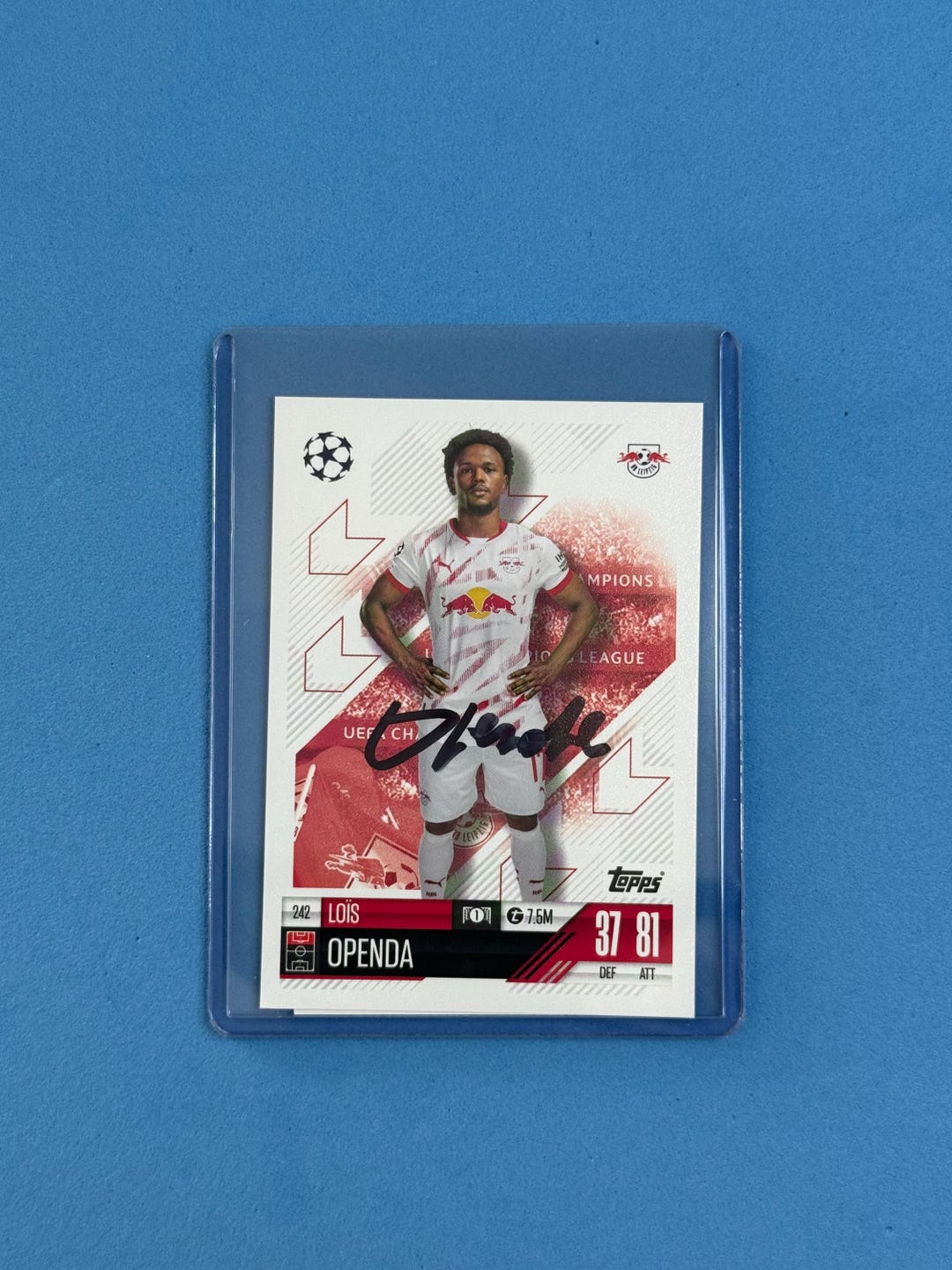 Lois Openda Signed Match Attax Card With COA - Etsy