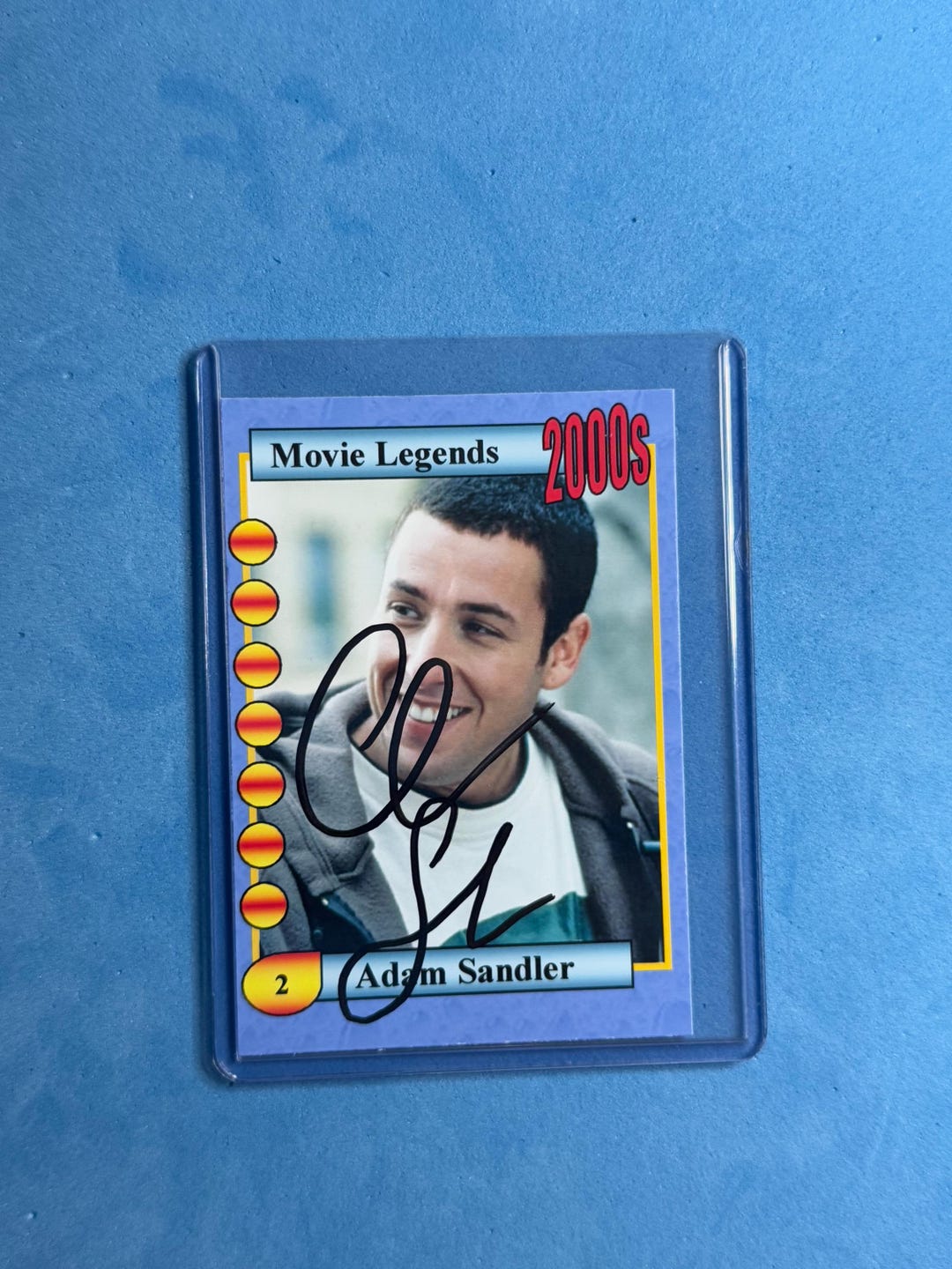 Adam Sandler Signed Collectible 'movie Legends' Trading Card With COA ...