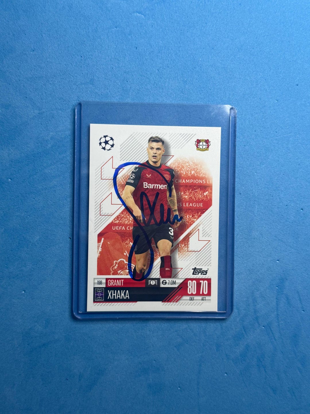 Granit Xhaka Signed Match Attax Card With COA - Etsy
