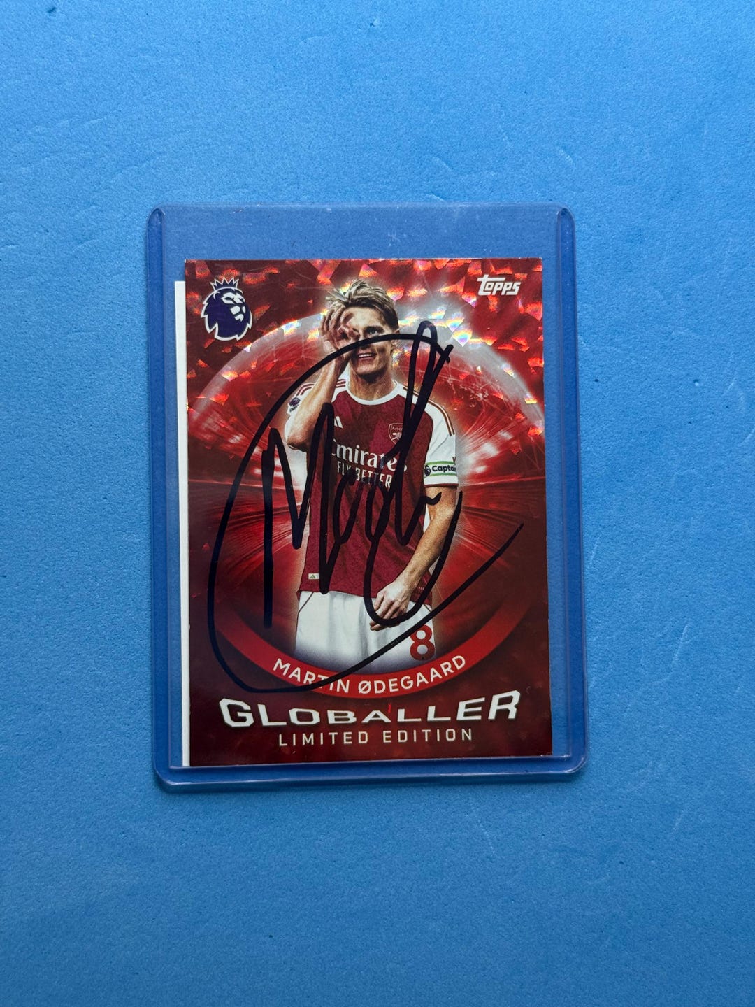 Martin Odegaard Signed Match Attax Card With COA - Etsy