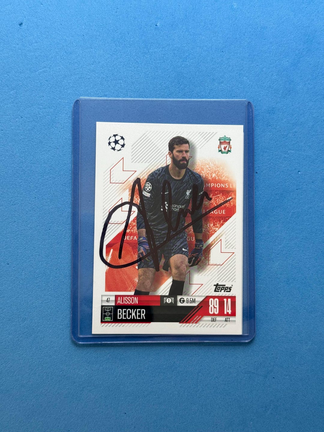 Alisson Becker Signed Match Attax Card With COA - Etsy