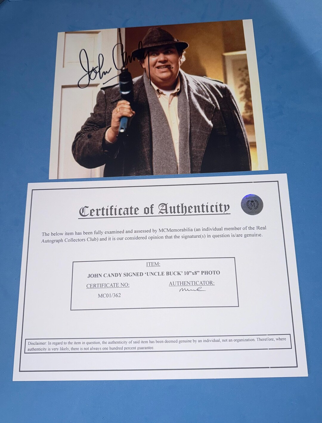 John Candy Signed Uncle Buck 10x8 Photo With COA - Etsy