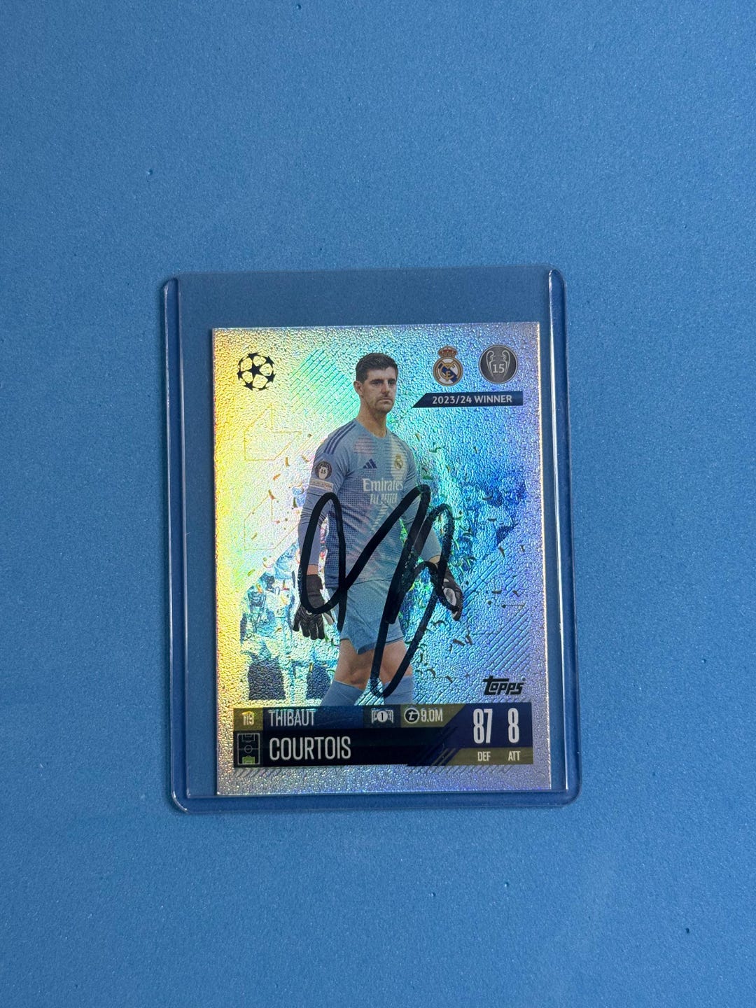 Thibaut Courtois Signed Match Attax Card With COA - Etsy