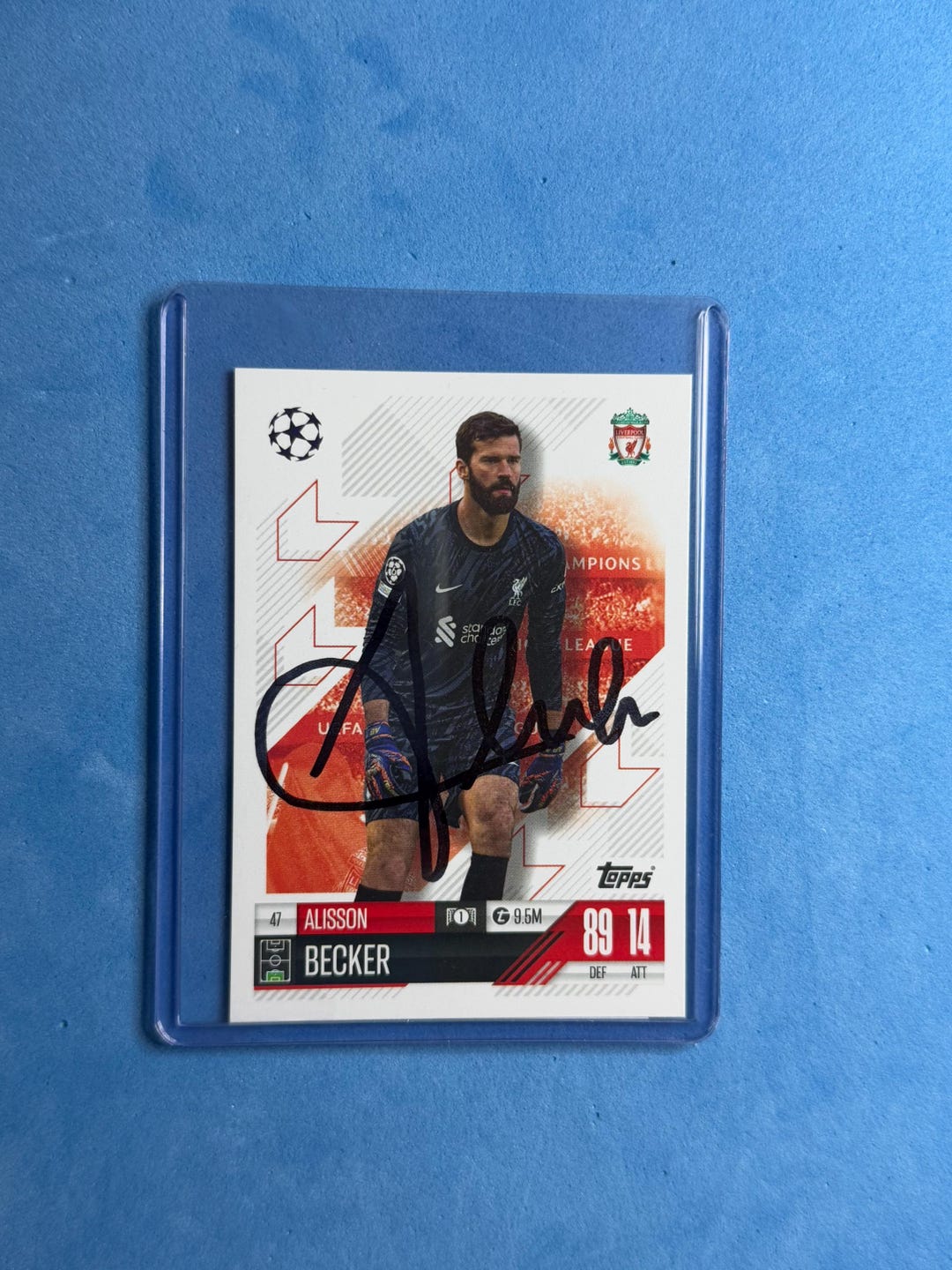 Alisson Becker Signed Match Attax Card With COA - Etsy UK