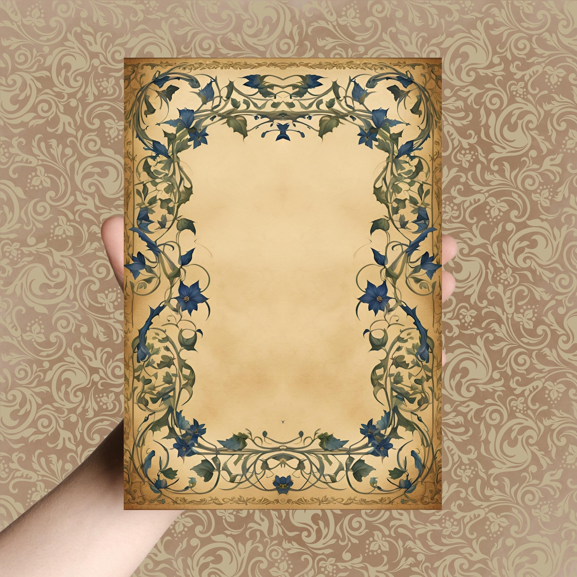 30+ Medieval Themed Paper Frames, Vintage Medieval Manuscript Frame for ...
