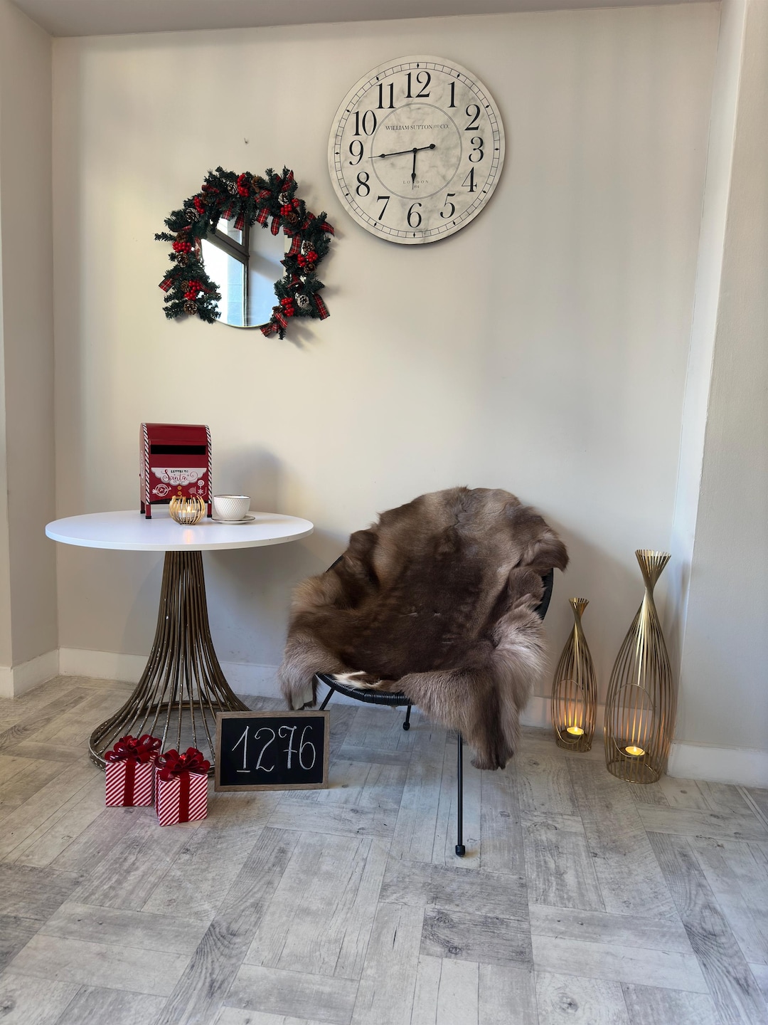 Reindeer Hide B Grade 124 X 108cm Authentic Nordic Decor Reindeer Skin ...