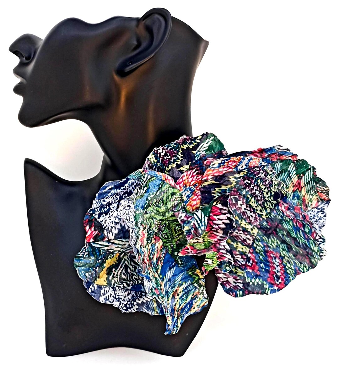 Giant Flower. Extra Large Brooch. Party Flower Pin. Plus Size Flower ...