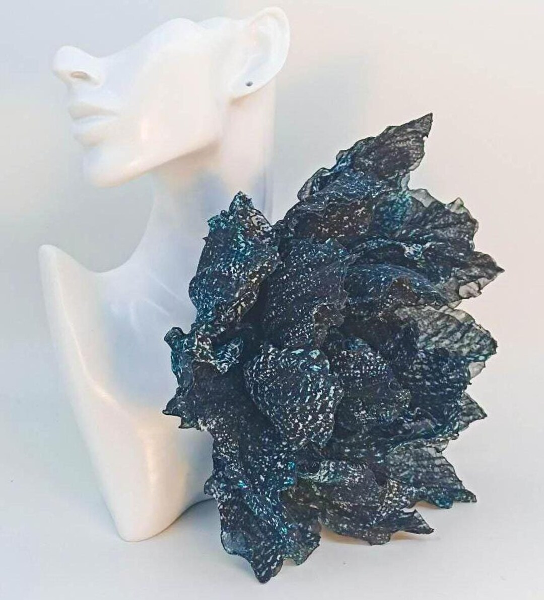 Snake Print Brooch Large Snake Print Brooch Large Black and Green ...