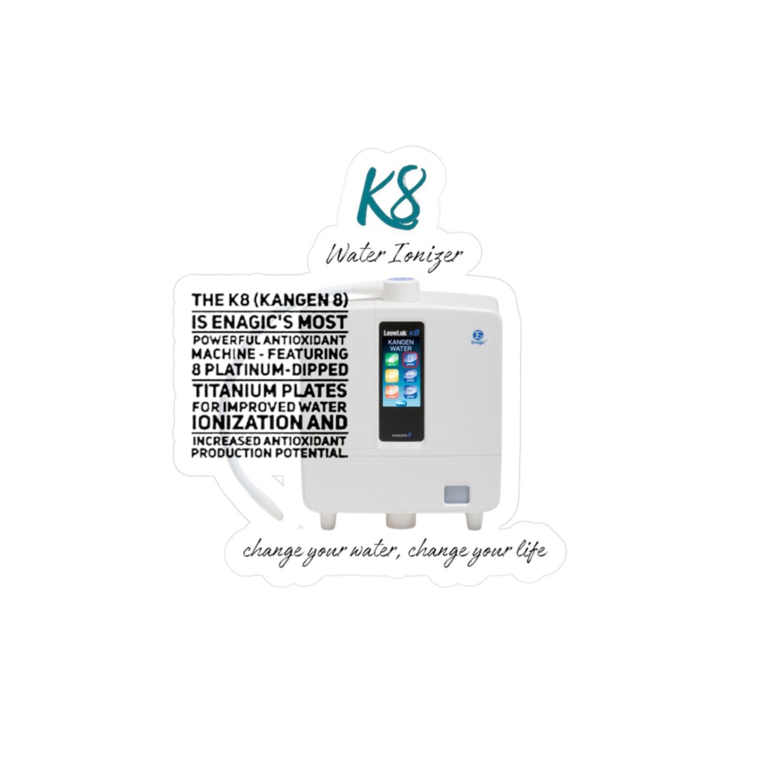 Kangen Water Stickers, Reusable Water Bottles Stickers, Laptop Stickers ...