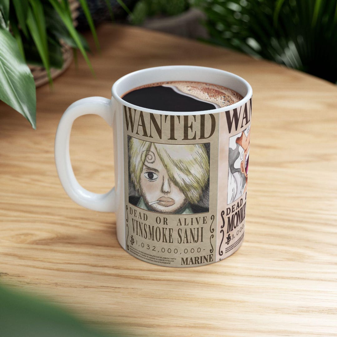 Monster Trio Wanted Poster Ceramic Mug - Etsy