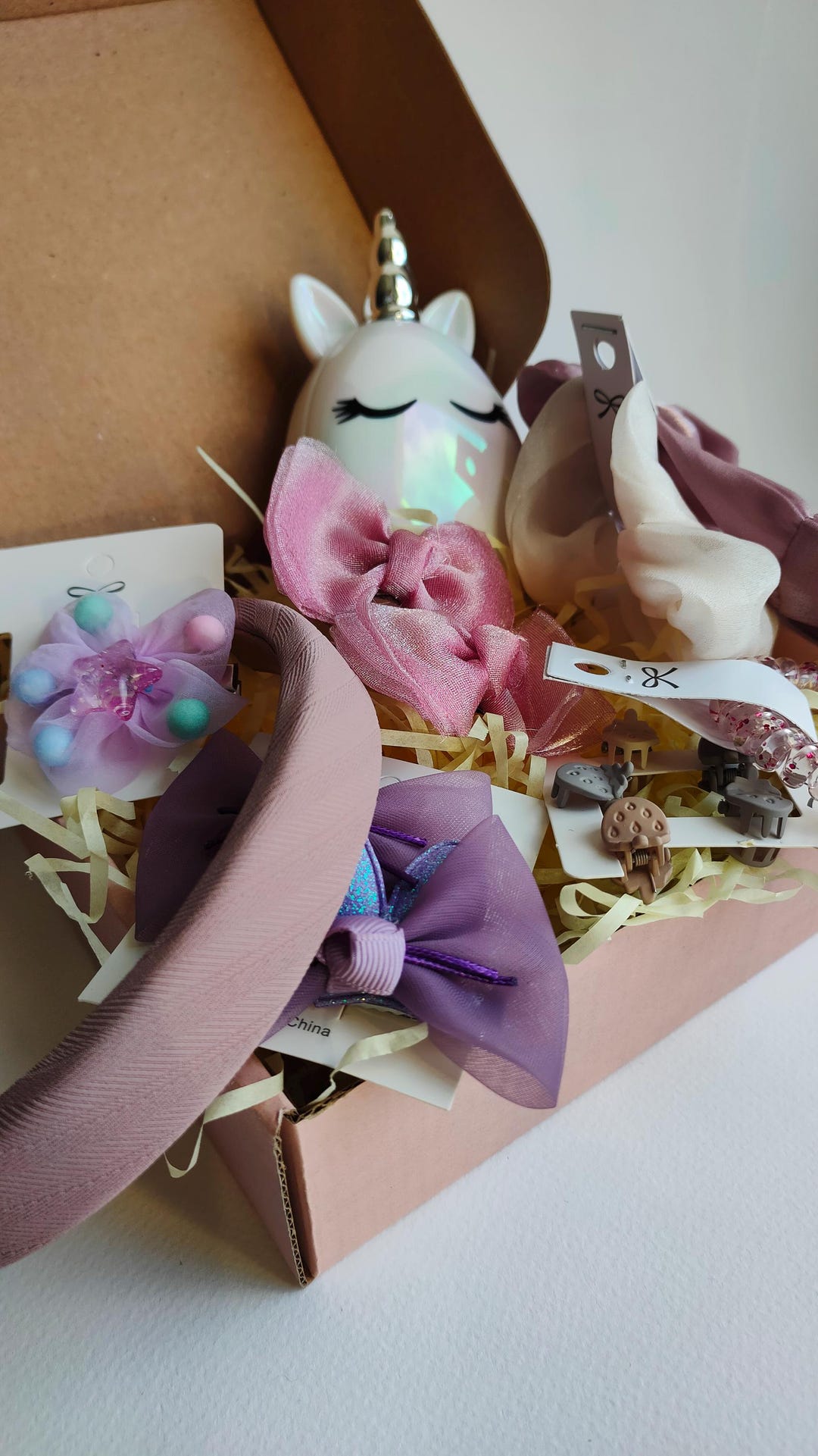 Box Hair Set Accessories for Kids Girls Women SET 7 - Etsy