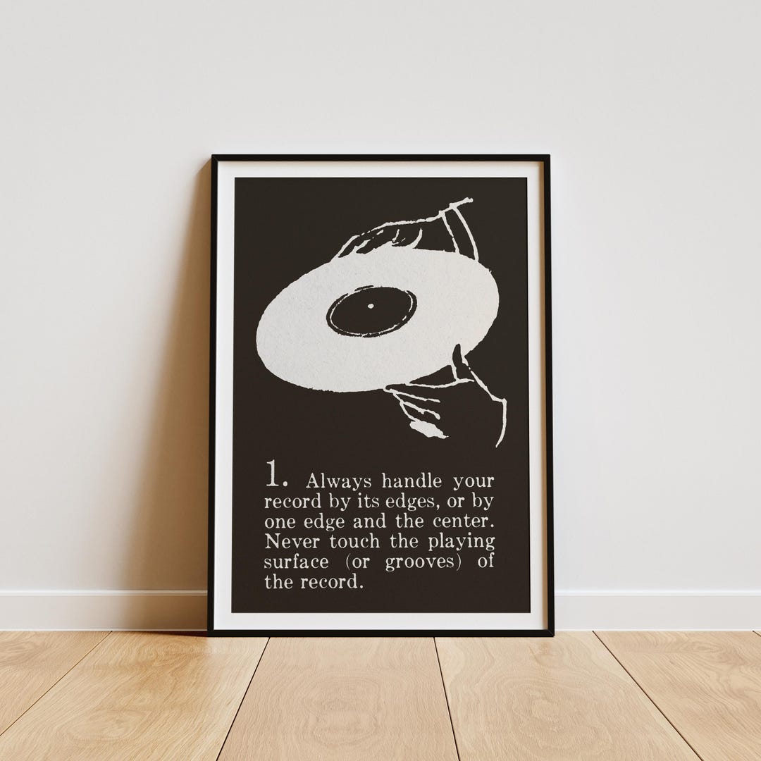 Custom Vinyl Record Music Poster Music Wall Art Personalized Gift for ...