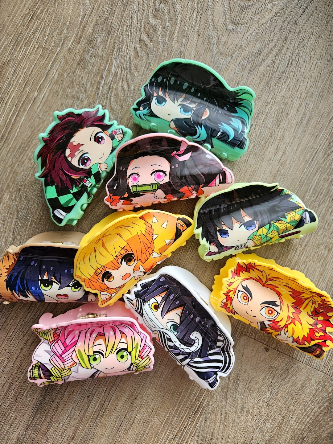 Demon Slayer Hair Claw Clip, Anime Inspired - Etsy